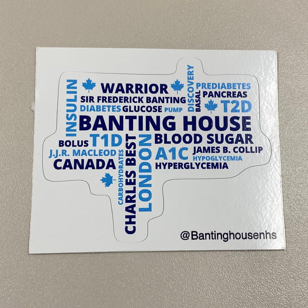 Banting House Stickers – Shop Diabetes Canada